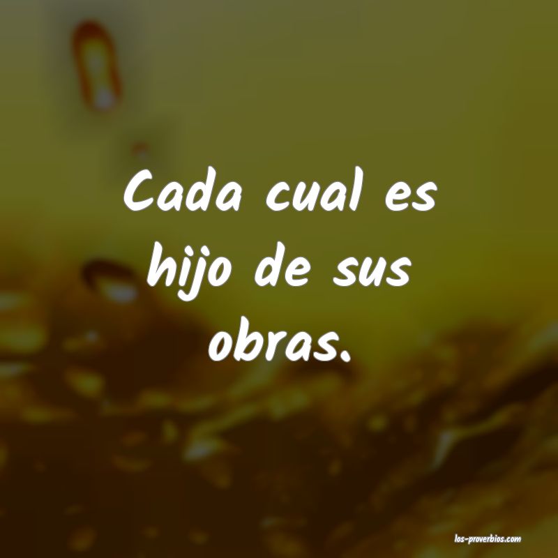 Cada quien, con su cada cual.