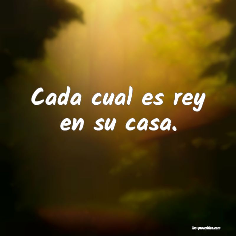 Cada quien, con su cada cual.