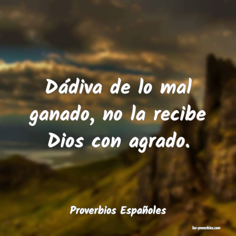 Proverbios Espanoles (2)