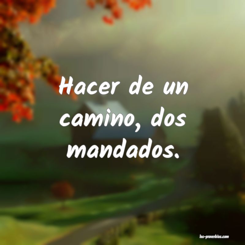 No hay camino sin tropiezo.