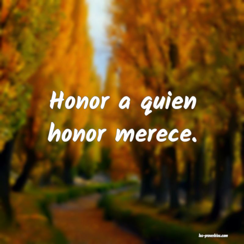 Al hombre mayor, dale honor.