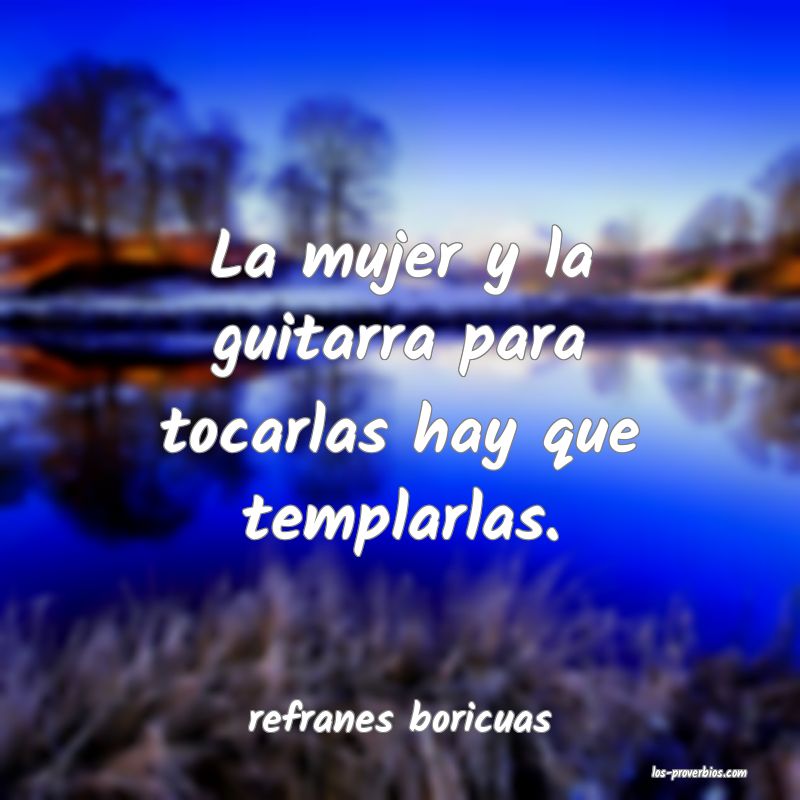 Refranes Boricuas