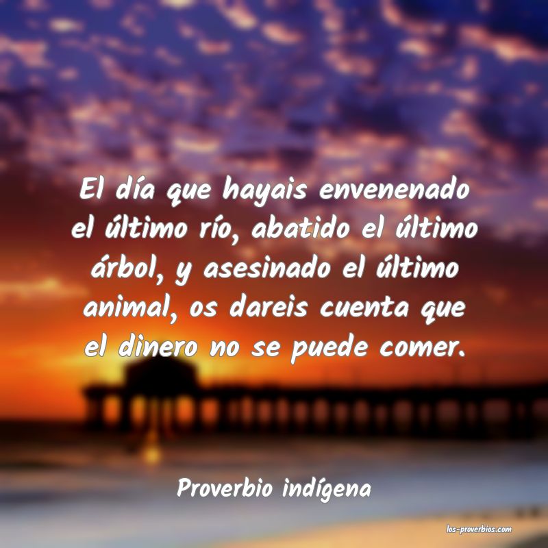 Proverbio Indigena